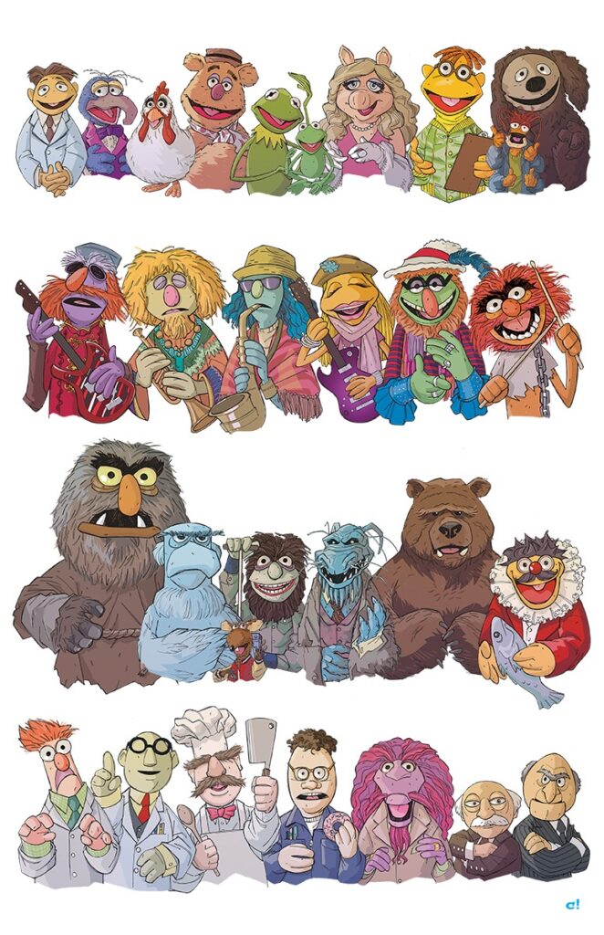 muppets! 11x17” print - craig rousseau